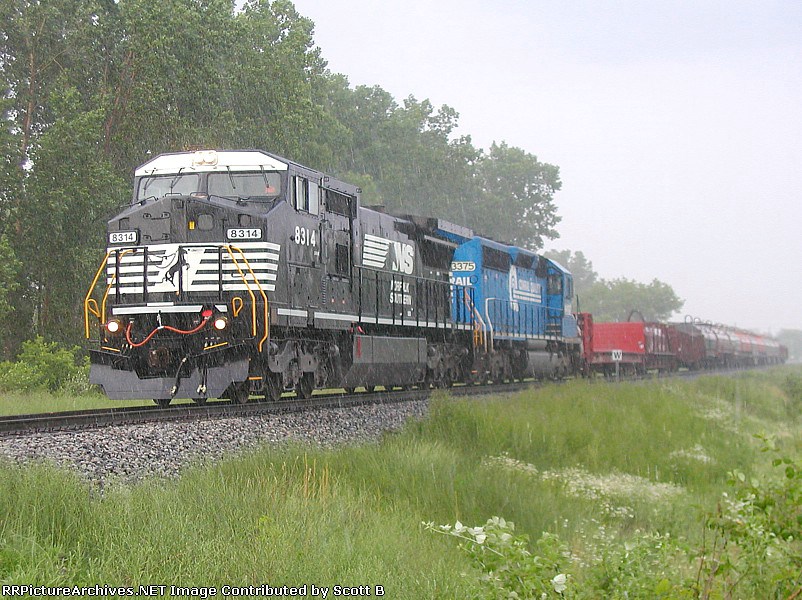 NS 8314 NS 38J In The Pouring Rain